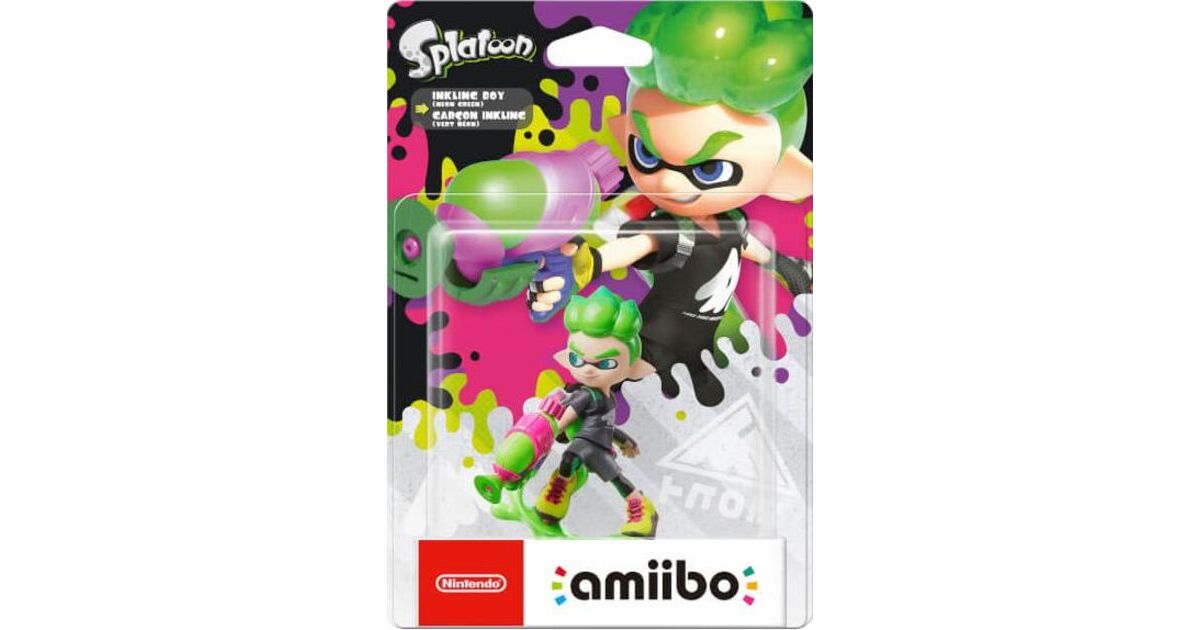 Inkling Boy (Neon Green) Amiibo - Splatoon Collection