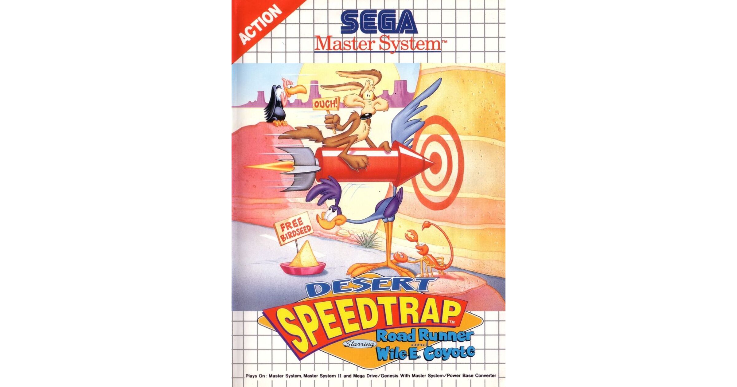 Desert Speedtrap Starring Road Runner and Wile E. Coyote (Master System)