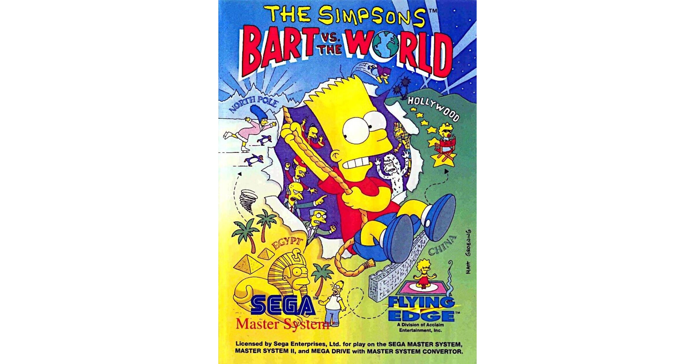 The Simpsons: Bart vs. the World (Master System)