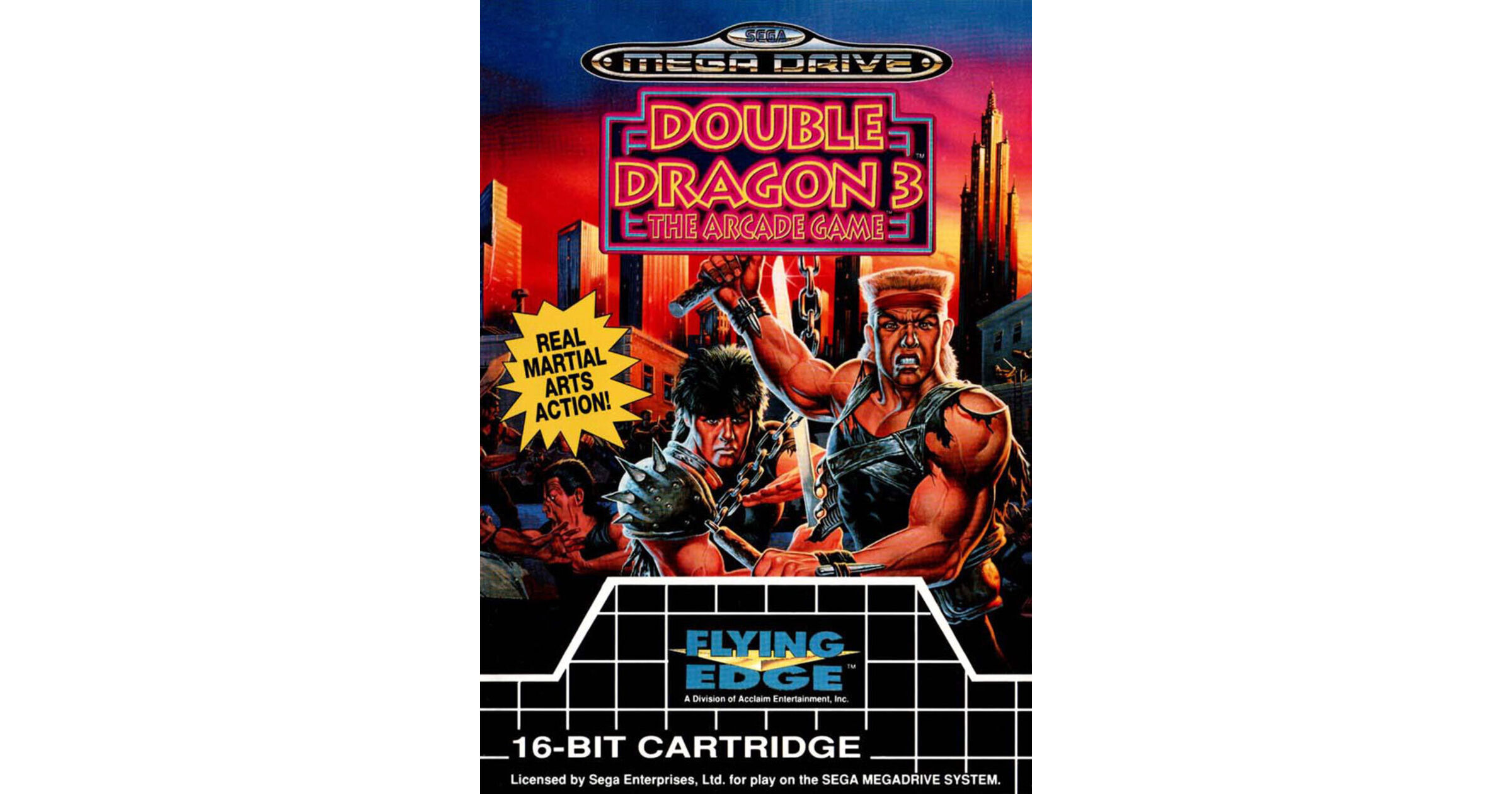 Double Dragon 3: The Arcade Game (Mega Drive)
