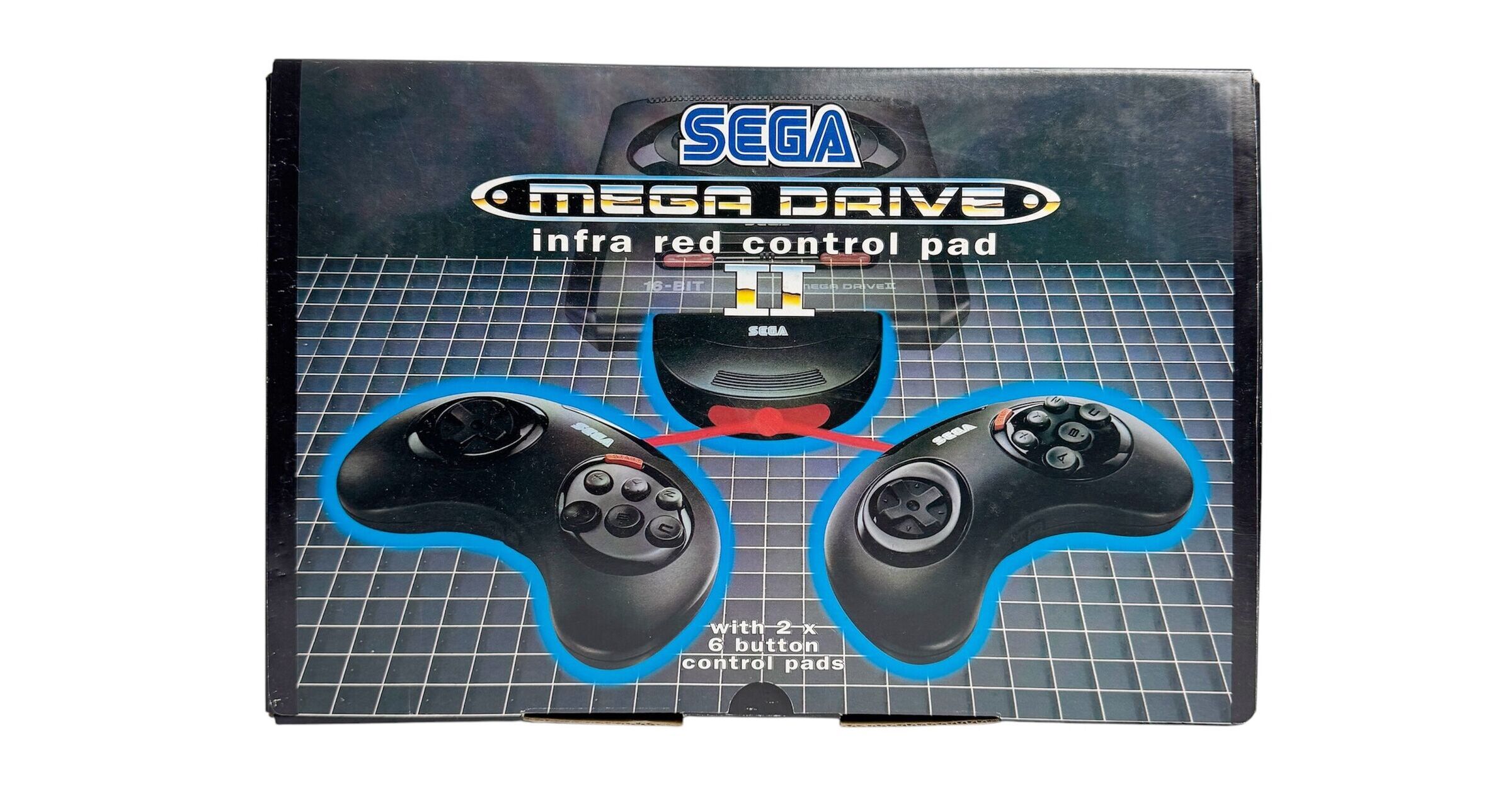Official SEGA Mega Drive II Infra Red Control Pad [No IR Sensor]