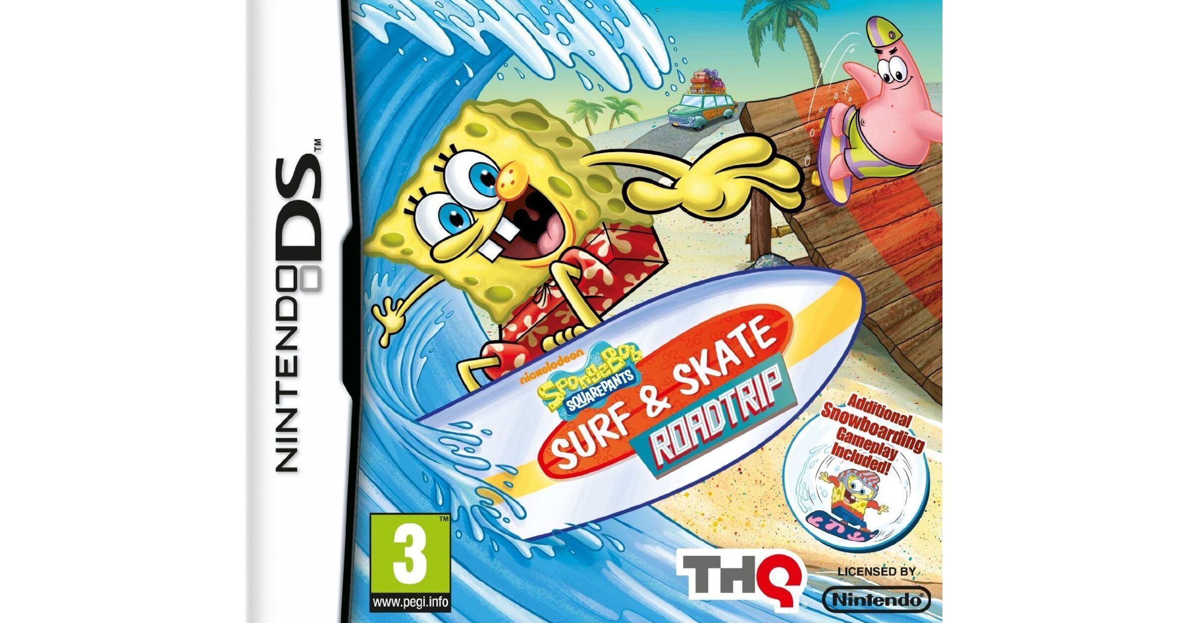 SpongeBob Squarepants: Surf + Skate Roadtrip (DS)