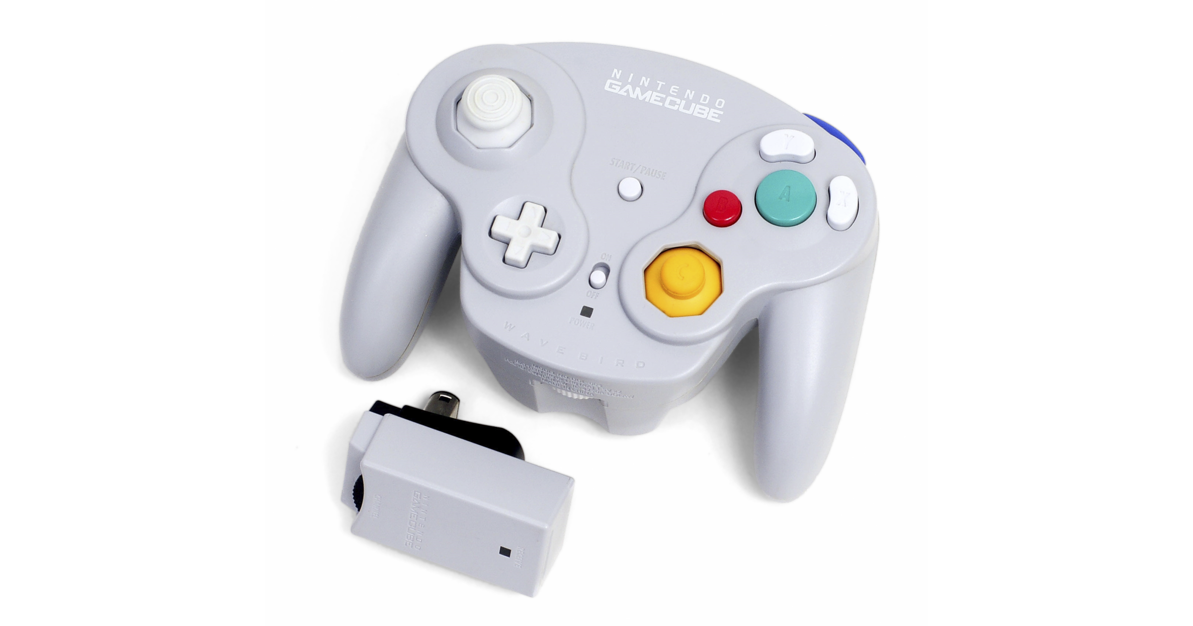 Official GameCube Wavebird Controller - Grey [Includes Receiver] (GameCube)