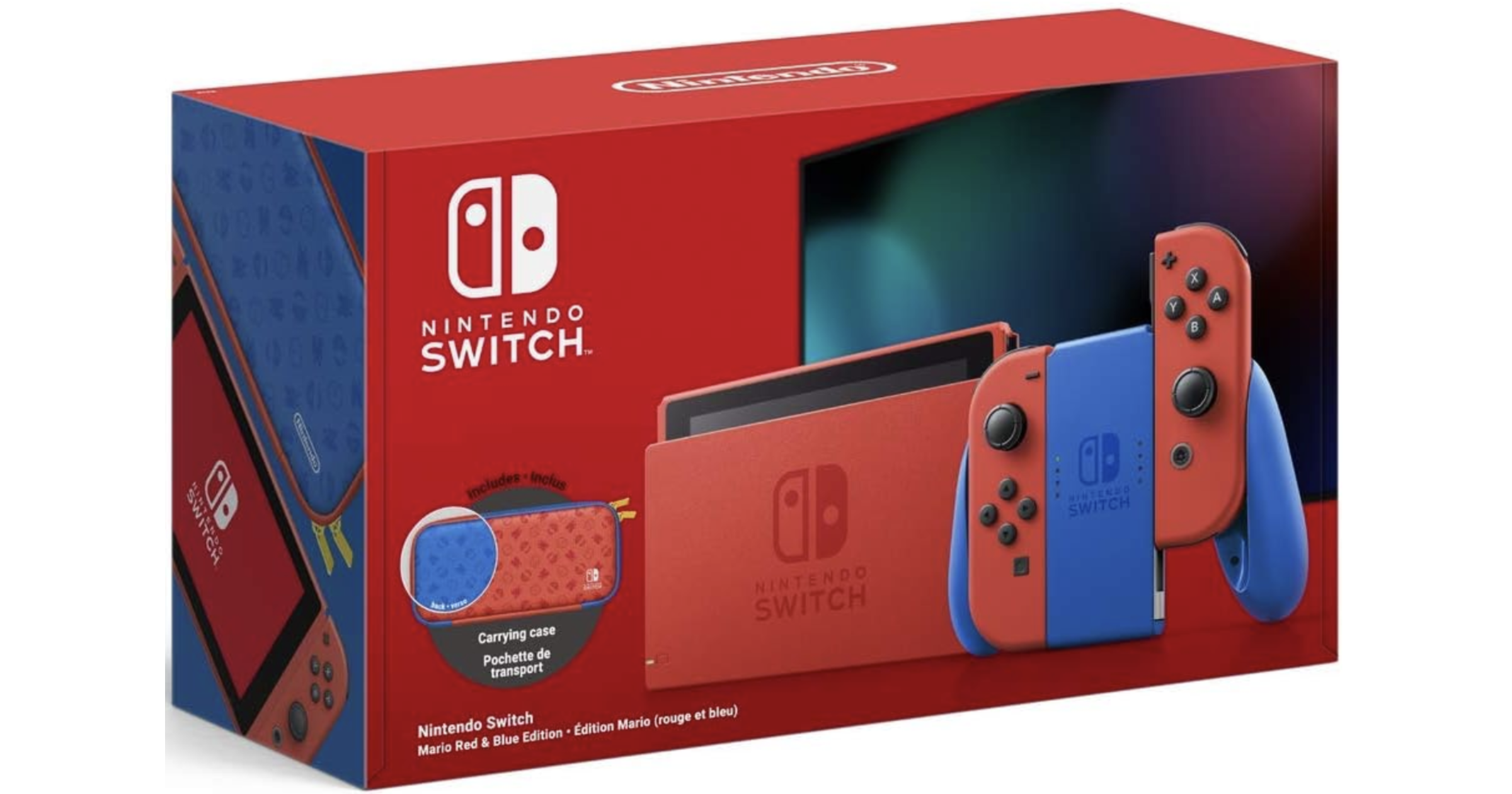 Nintendo Switch Console [Mario Red + Blue Edition]