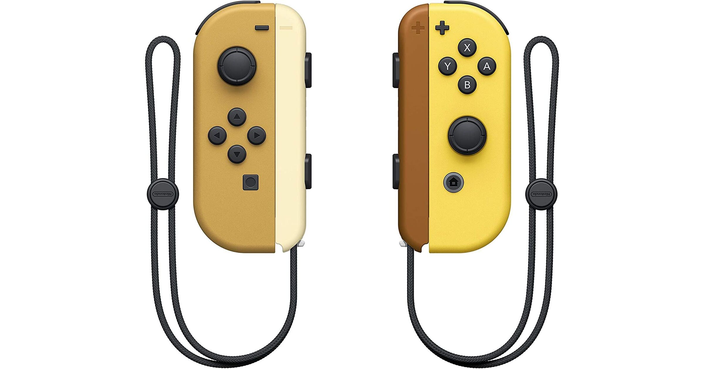 Official Joy Con Pair - Pokemon Let's Go Pikachu & Eevee Edition
