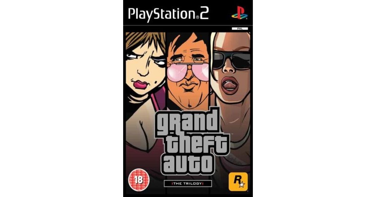 Grand Theft Auto Trilogy [Includes Outer Sleeve & 3 Maps] (PlayStation 2)