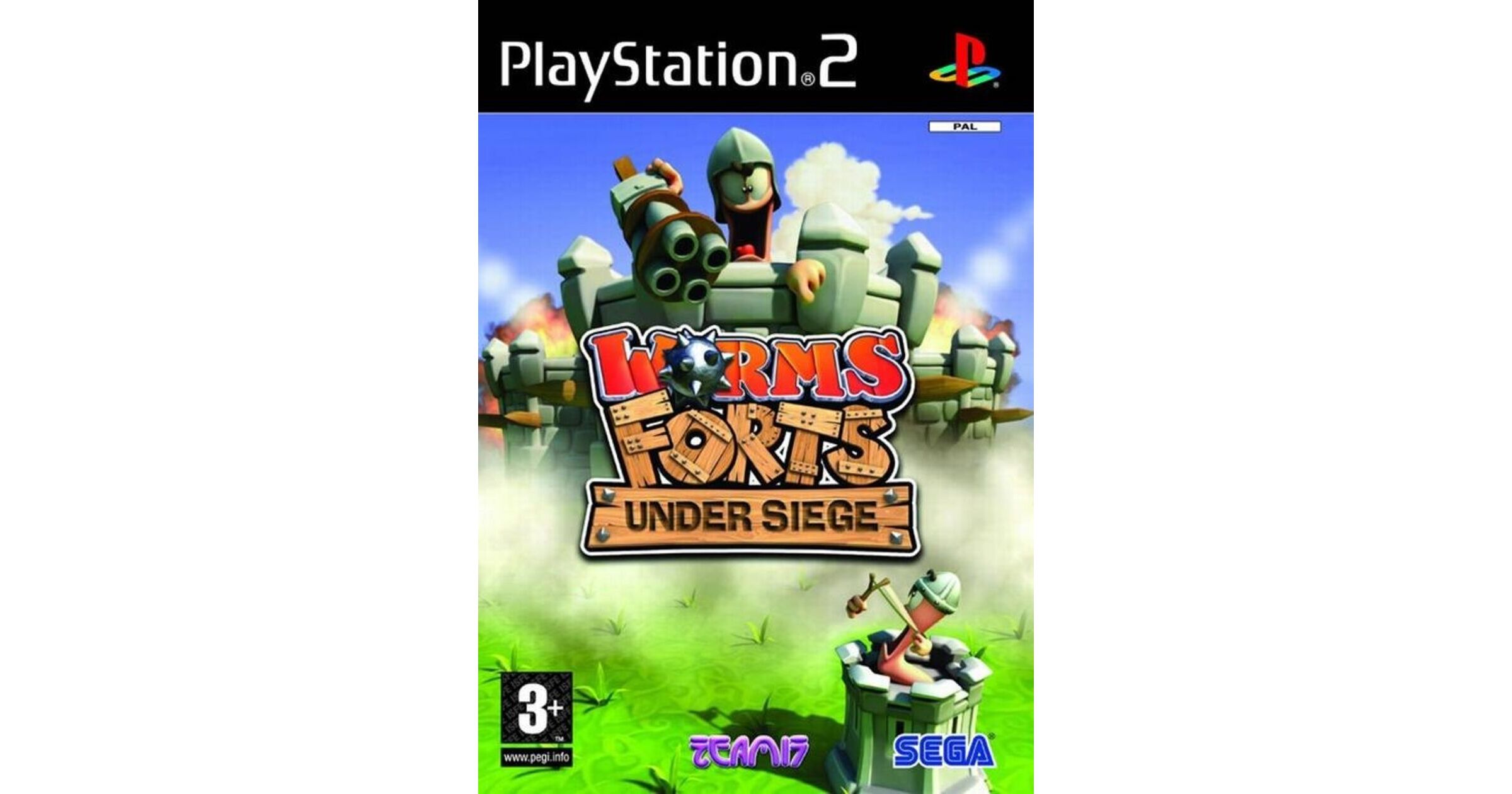 Worms: Forts Under Siege (PlayStation 2)