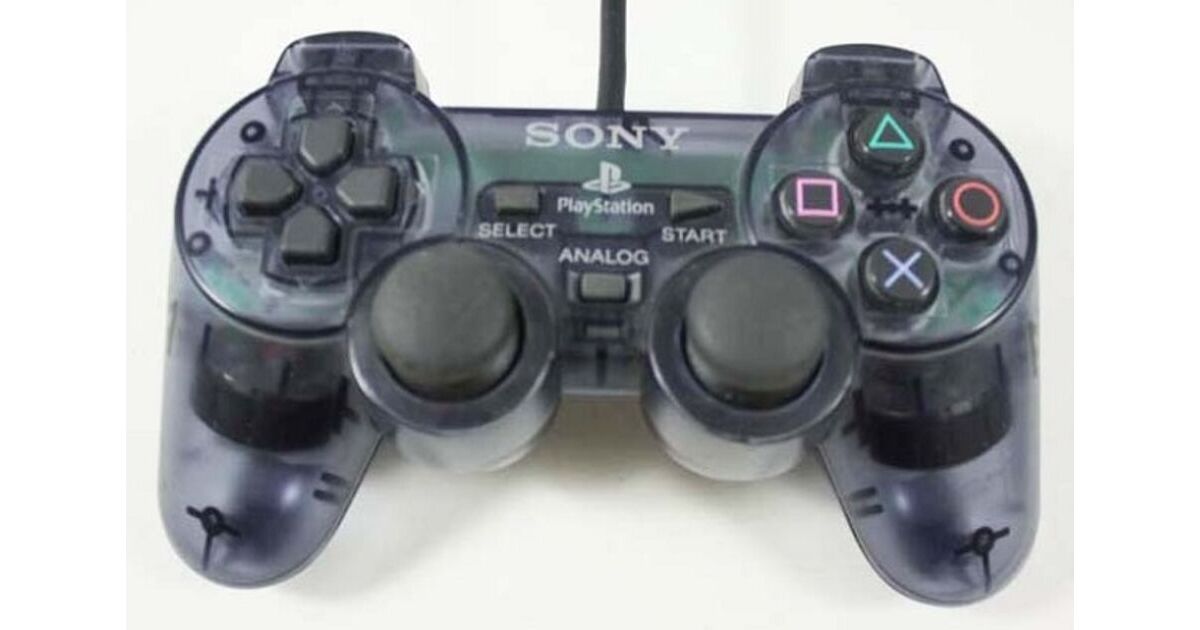 Official PS2 DualShock 2 Controller - Smoke Grey [Transparent]