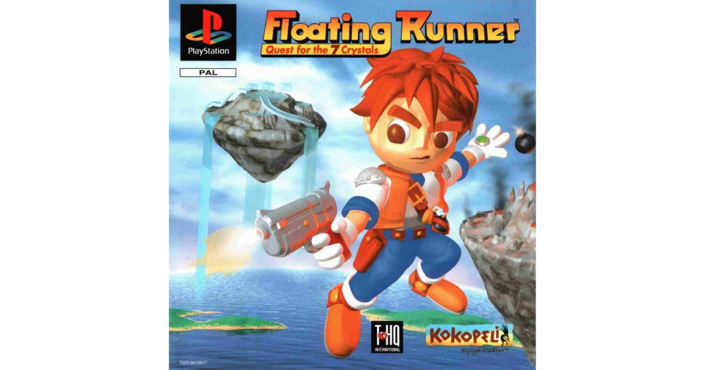 Floating Runner: Quest For the 7 Crystals (PlayStation 1)
