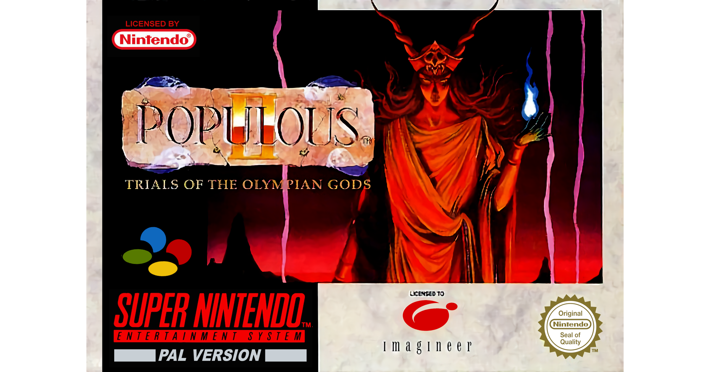 Populous II: Trials of the Olympian Gods (SNES)